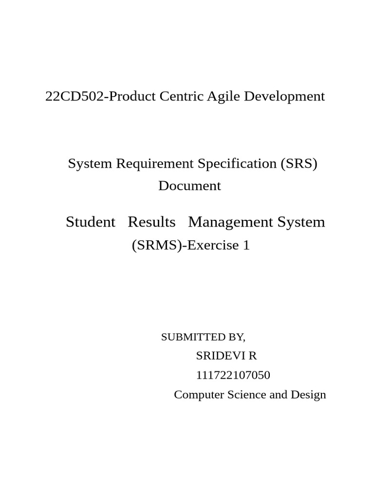 Student Results Management System | PDF