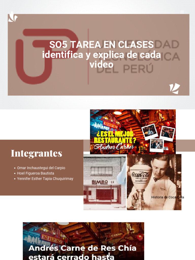 So5 Tarea en Clases | PDF