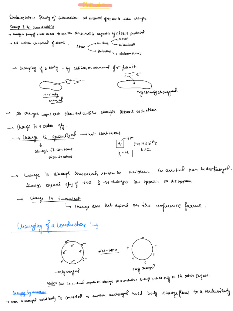 Electrostatics | PDF