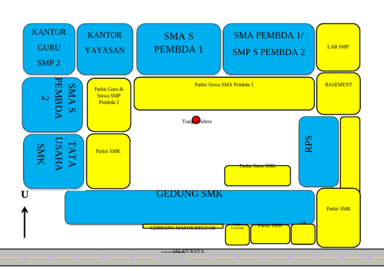 Denah Parkir Sekolah | PDF