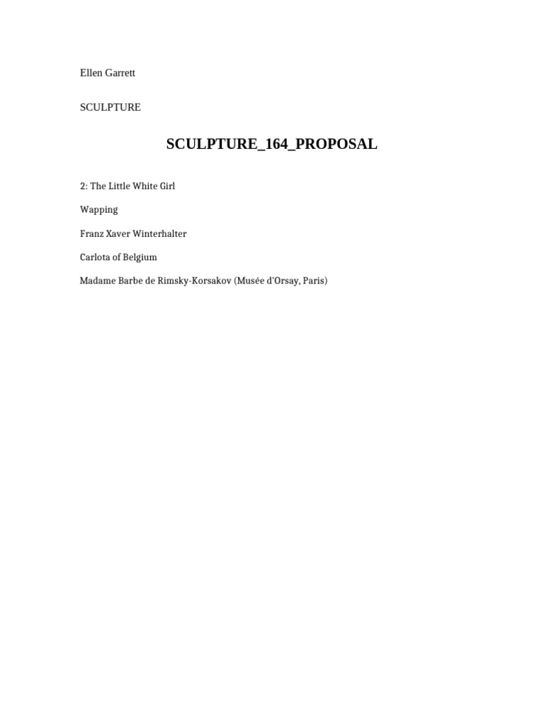 SCULPTURE_164_PROPOSAL | PDF