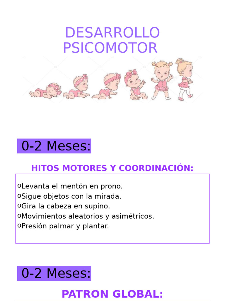 DESARROLLO PSICOMOTOR. | PDF