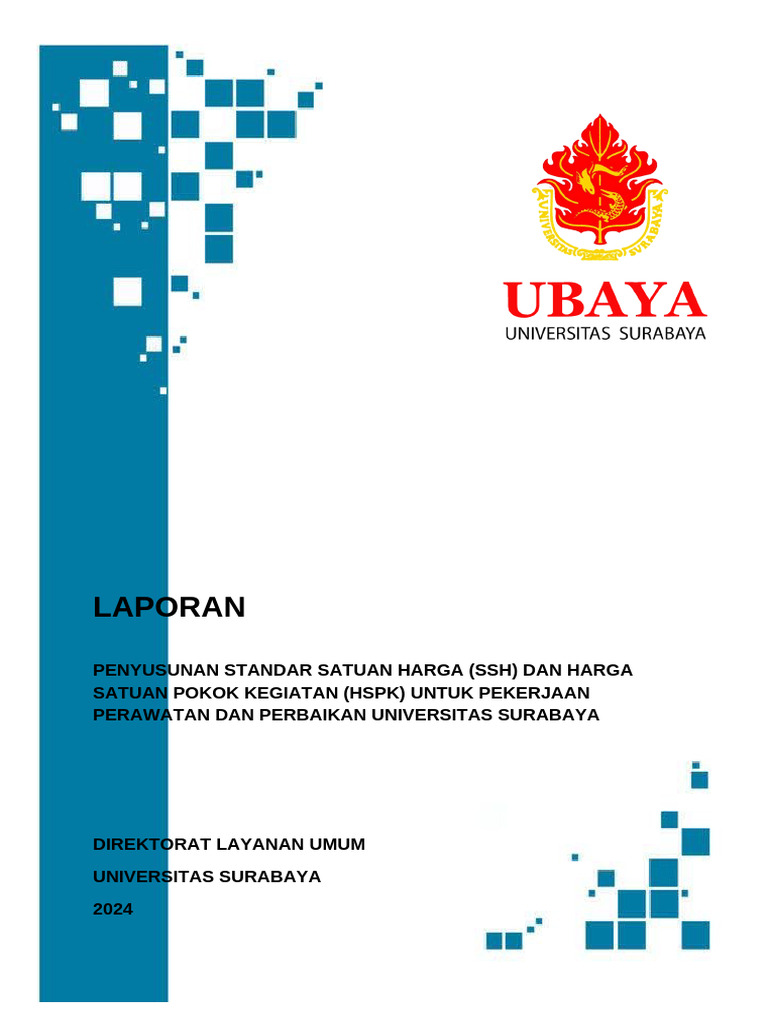 Laporan Penyusunan SSH Dan SSH | PDF