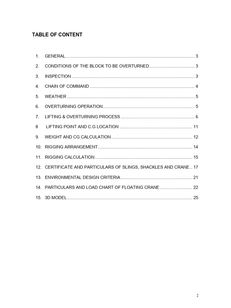 Lifting Procedure | PDF | Crane (Machine) | Technology & Engineering