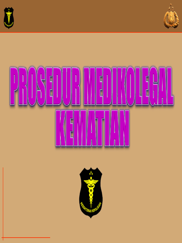 Pros Med Kematian - Dokpol | PDF