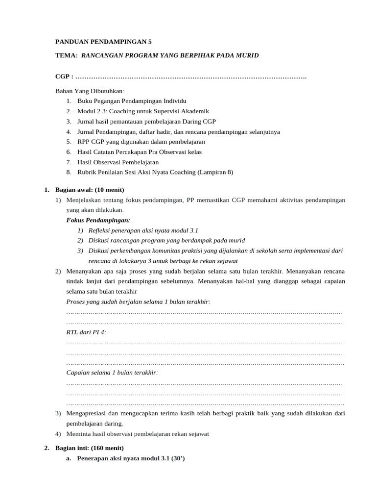 Catatan Proses P5 | PDF