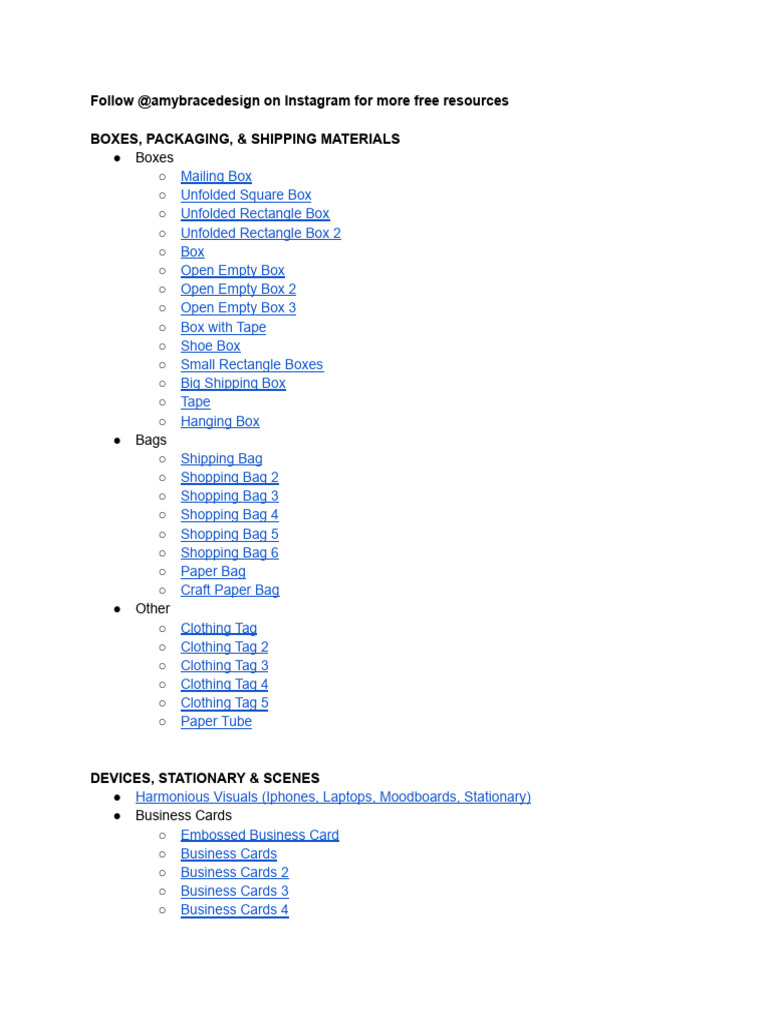 Amy Brace Design Free Mock-Ups Master | PDF