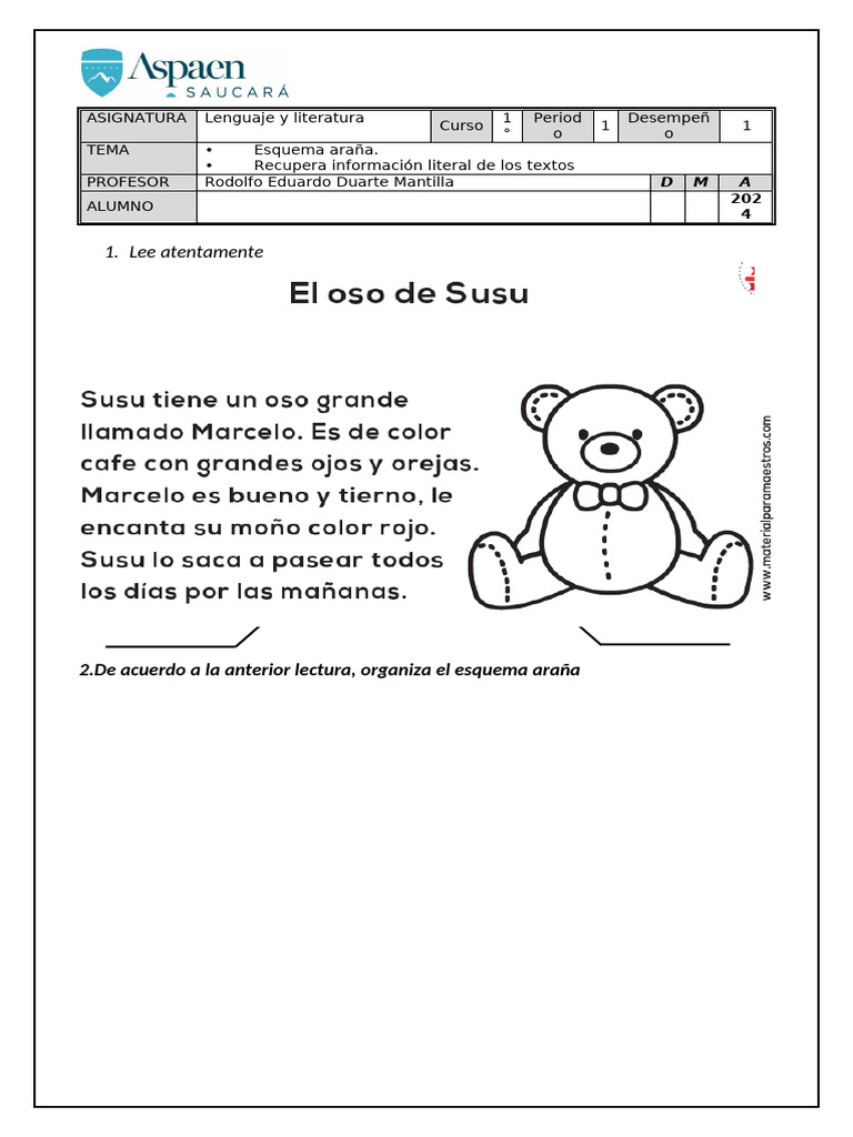 Guía El Oso Lulu | PDF