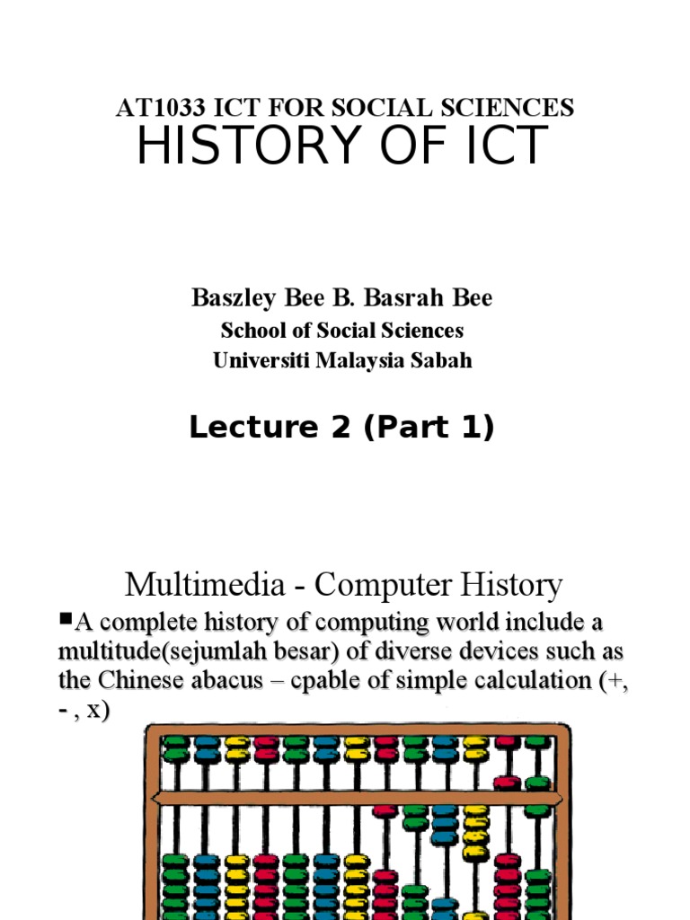 History of ICT in Computing | PDF | Integrated Circuit | Parallel Computing