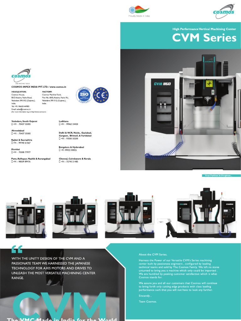CVM Series Export - Cosmos India | PDF