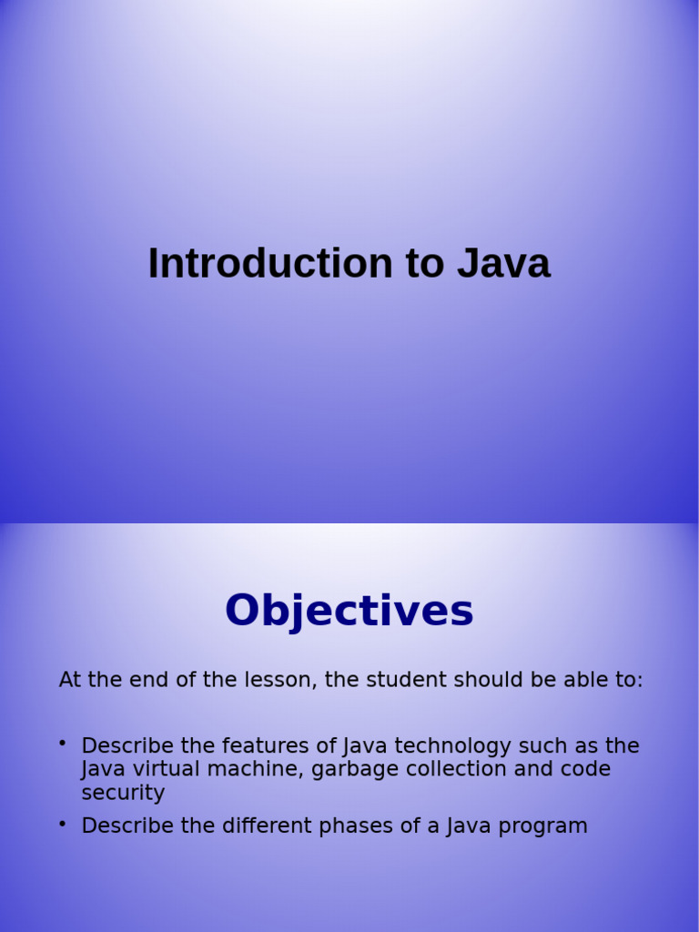 Chapter02-Introduction To Java | PDF Chapter02-Introduction To Java | PDF