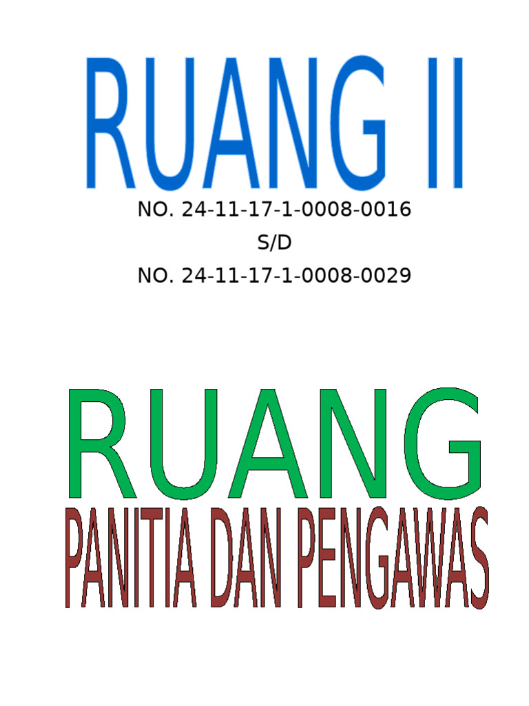 Tulisan Ruang I Pdf