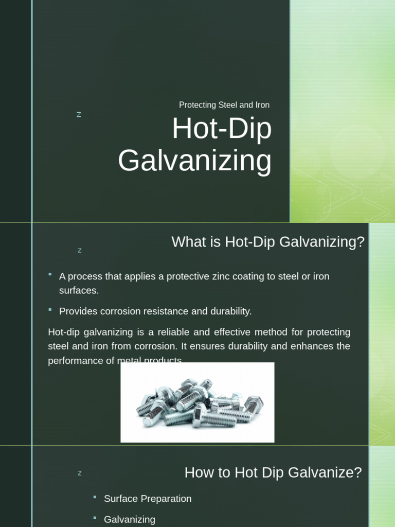 Hot Dip Galvanizing | PDF
