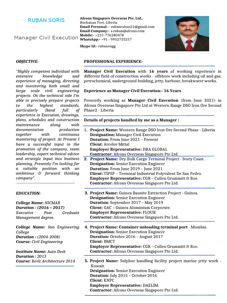 Ruban Resume | PDF | Technology & Engineering