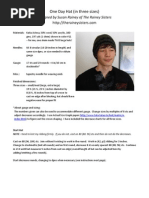 Free Pattern All Day Beret | PDF | Knitting | Gauge (Knitting)