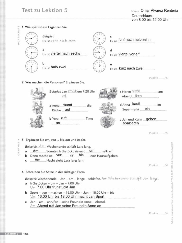 Schritte 1 - Test 5 Omar Álvarez Rentería | PDF