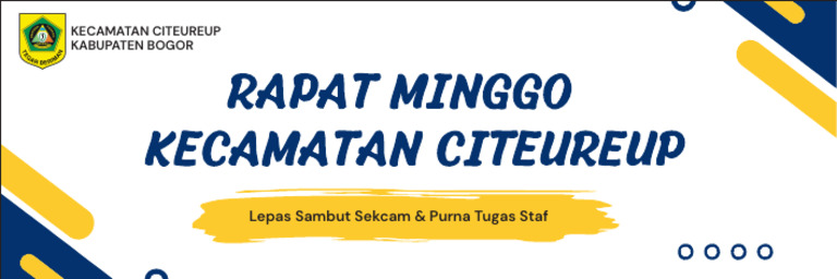 Banner Rapat Minggon 3 X 1 M | PDF