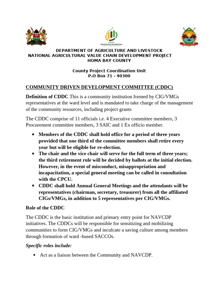 CDDC Roles in NAVCDP Implementation | PDF | Procurement | Inventory