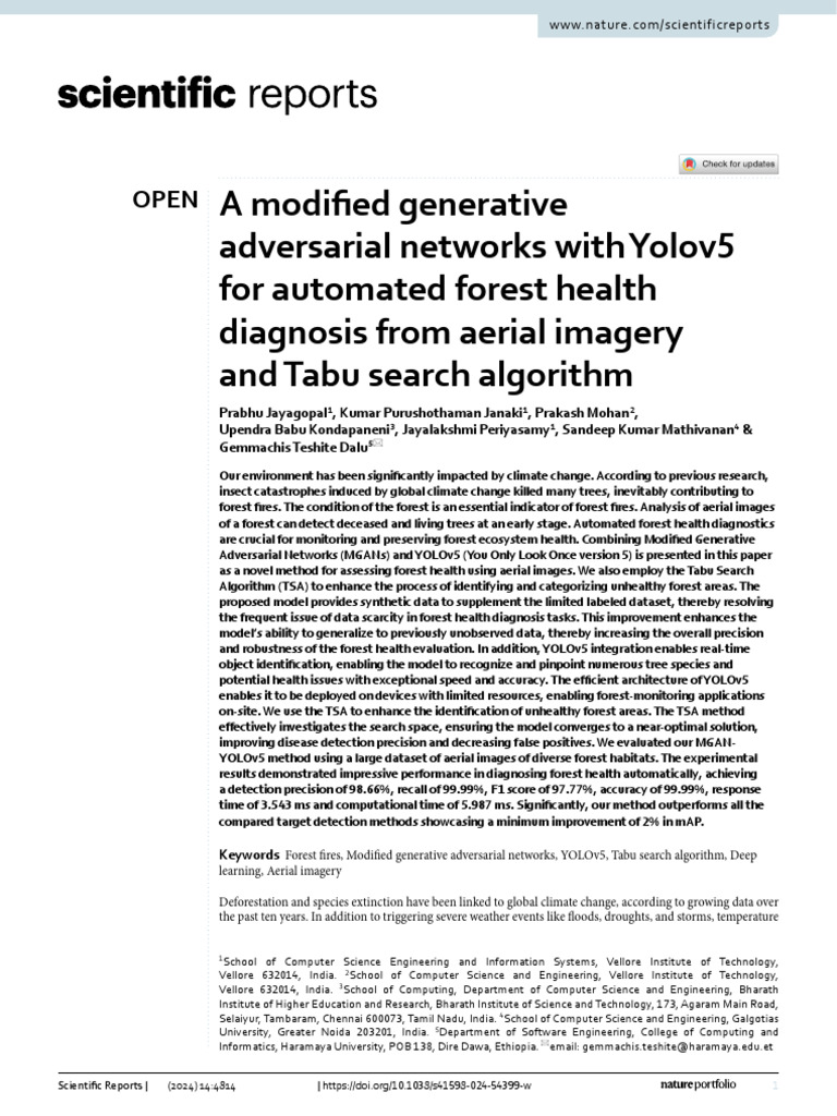 A Modified Generative Adversarial Networks With Yolov5 For Automated ... A Modified Generative Adversarial Networks With Yolov5 For Automated ...