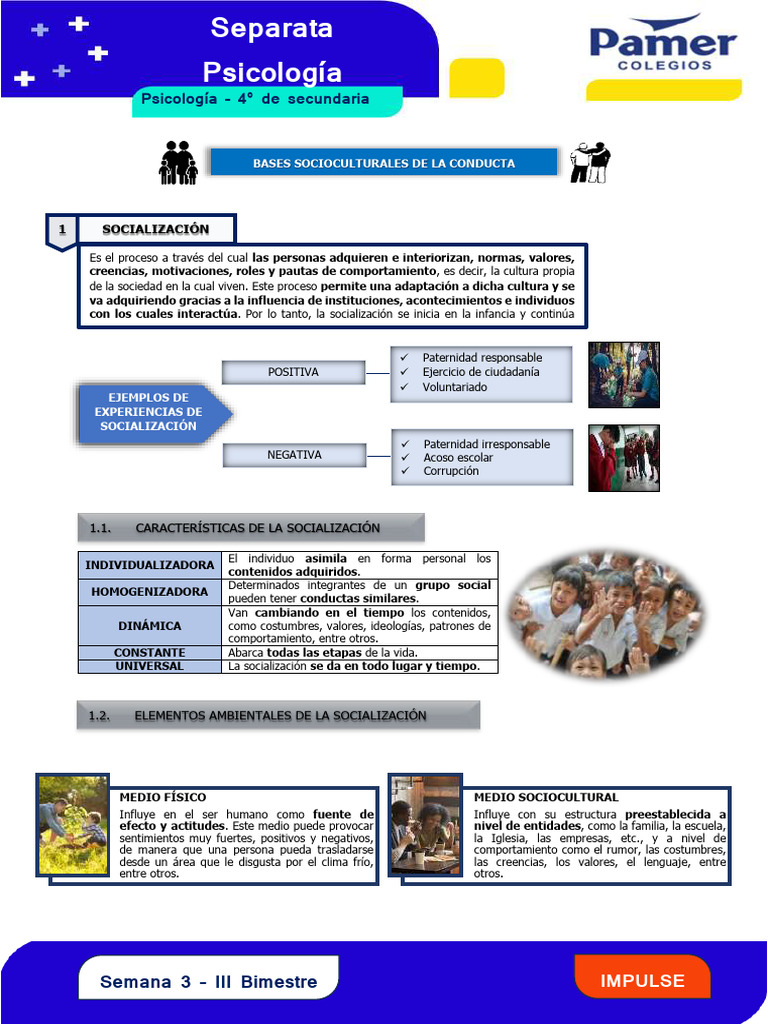 Separata - 4.° Año - SEM 3 - FIL-PSI - III BIM | PDF