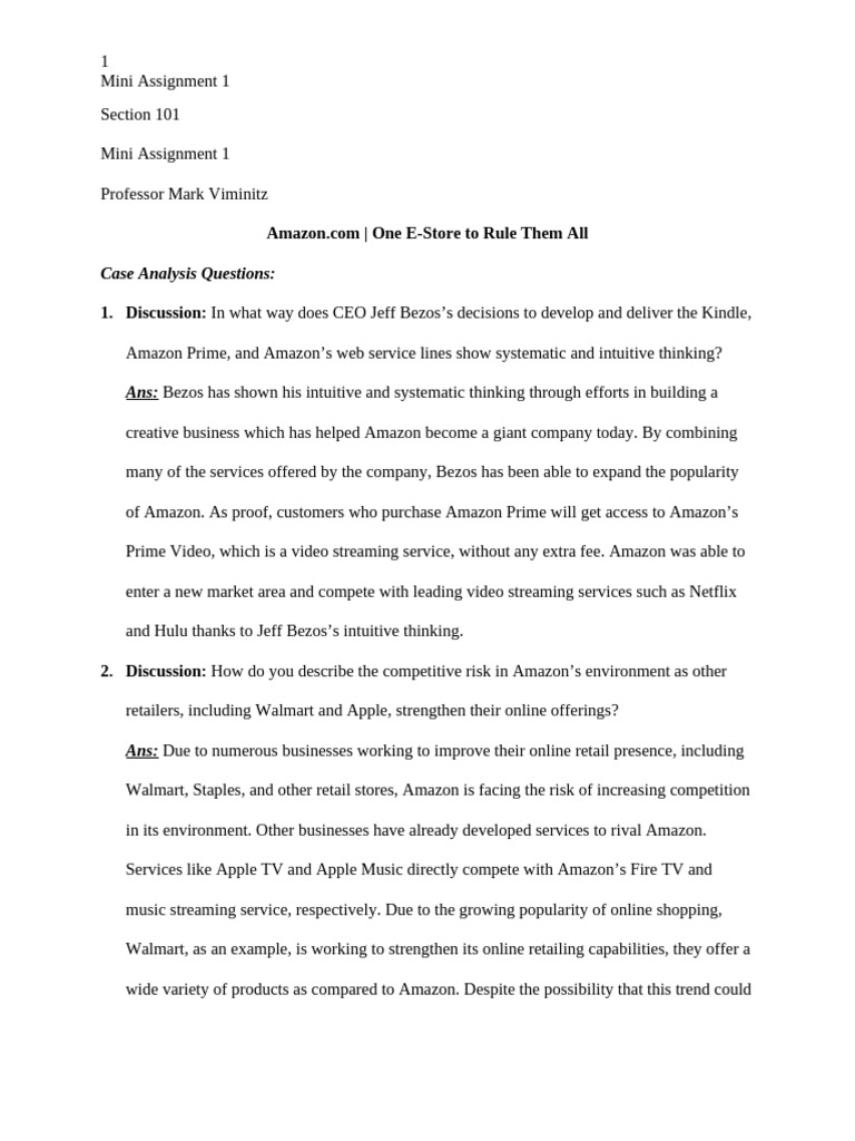 Mini Assignment 1 Pdf 9936