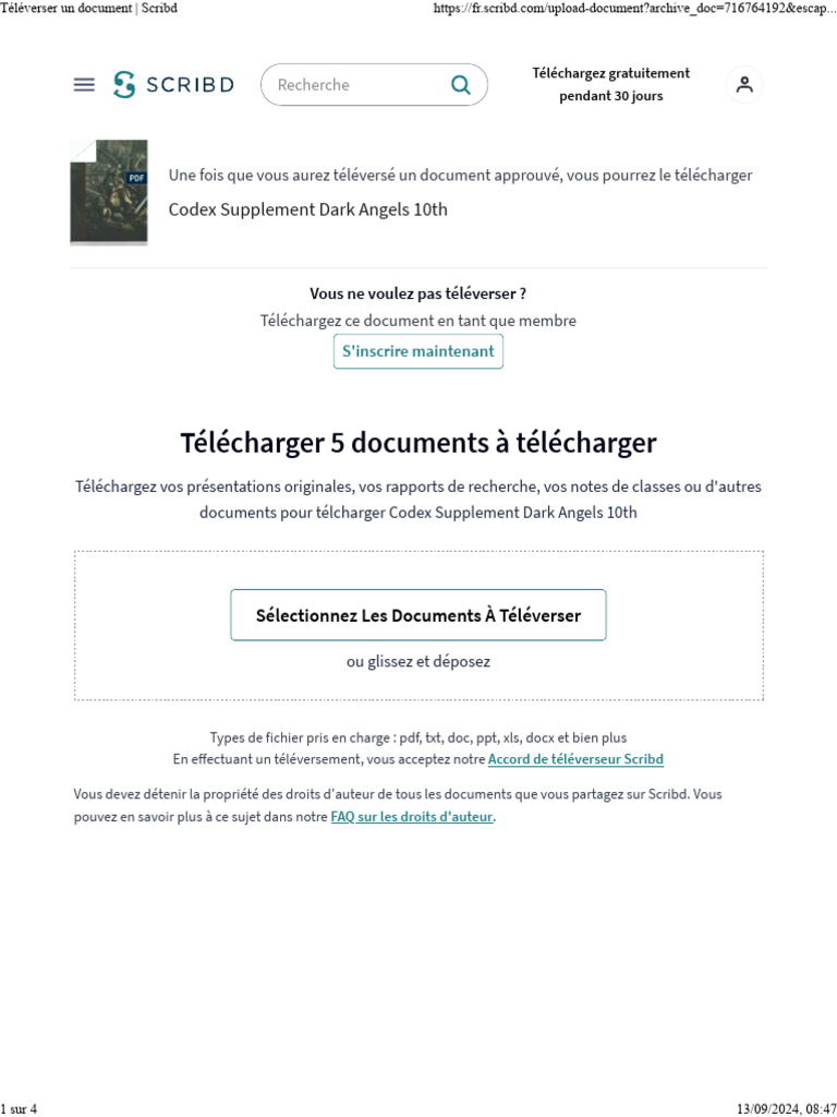 Téléverser Un Document - Scribd1 | PDF