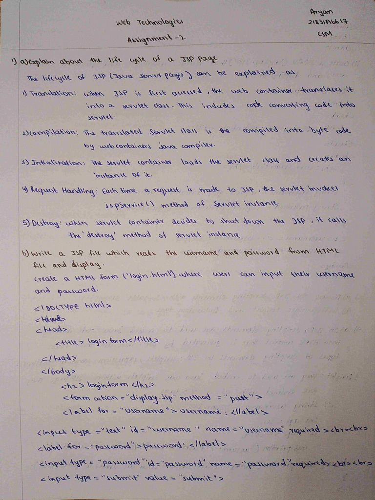 6617 WT Assignment 2 | PDF