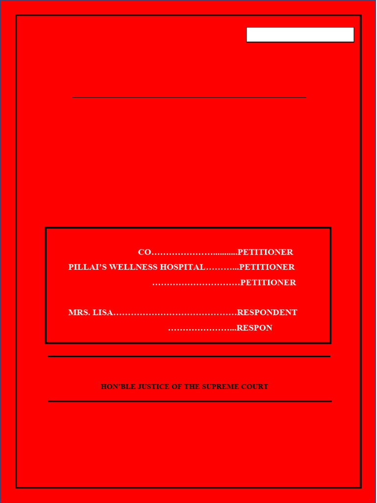 Respondent Memorial-1 | PDF