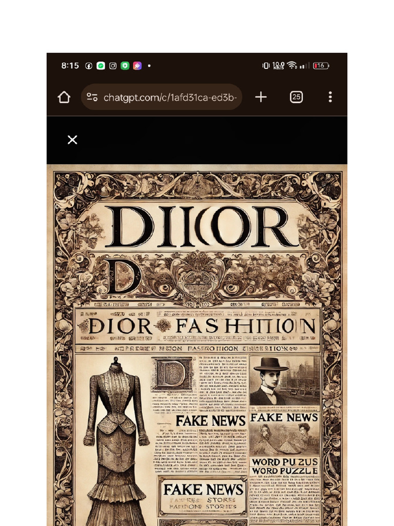 Dior Fashion Newspaper | PDF