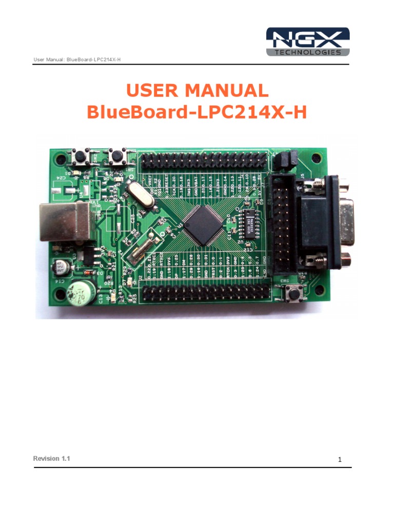 Blueboard LPC2148-H User Manual Ver1.1 | PDF | Usb | Device Driver