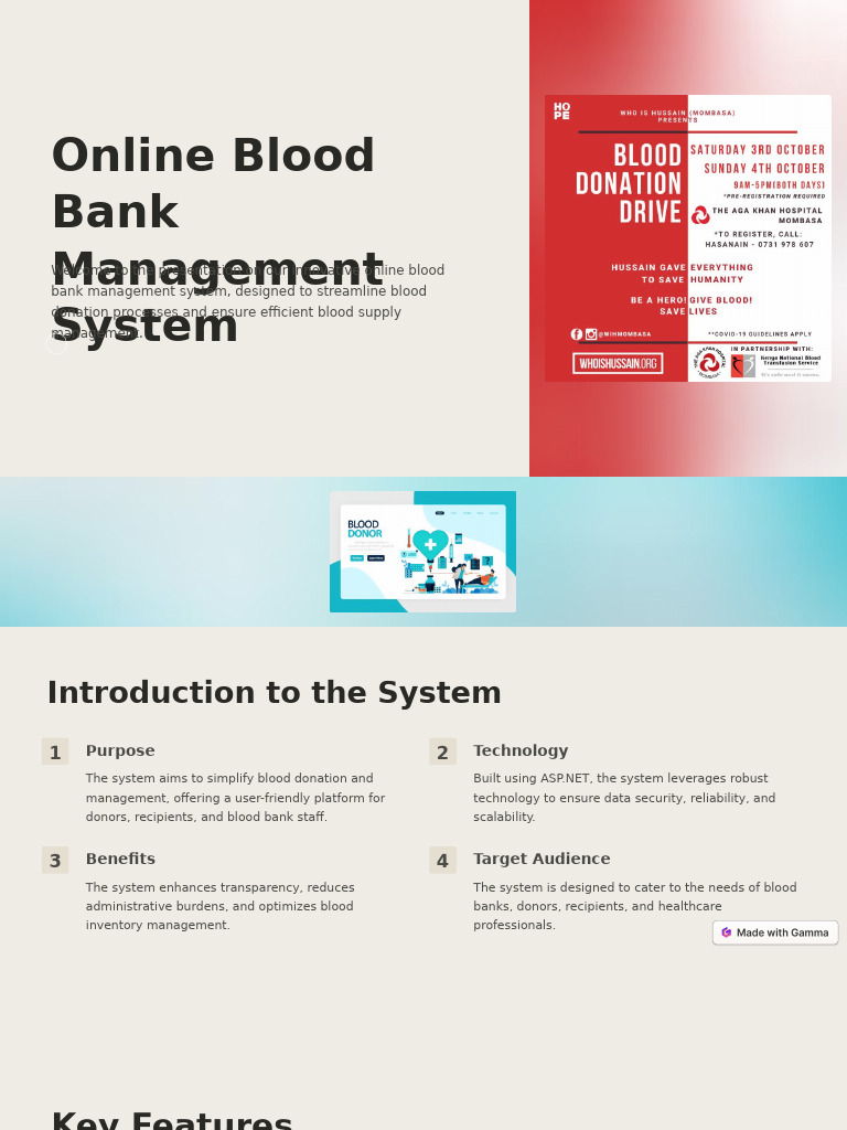 Online Blood Bank Management System | PDF