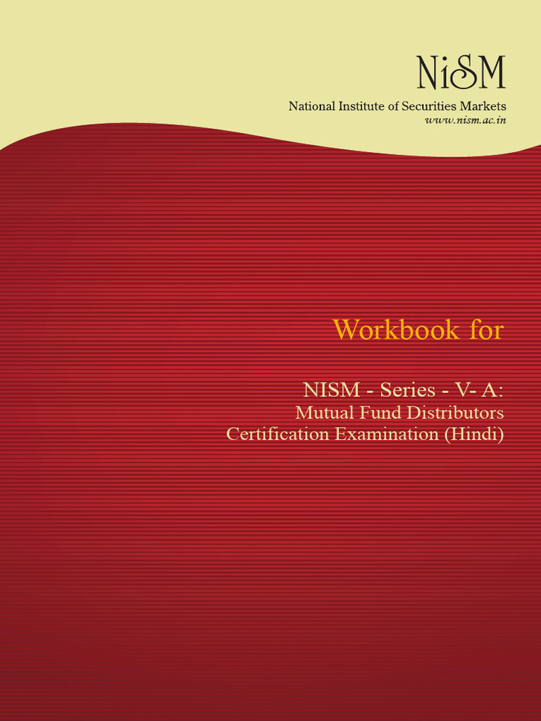 NISM Series VA Mutual Fund Distributors Hindi - O2016 | PDF