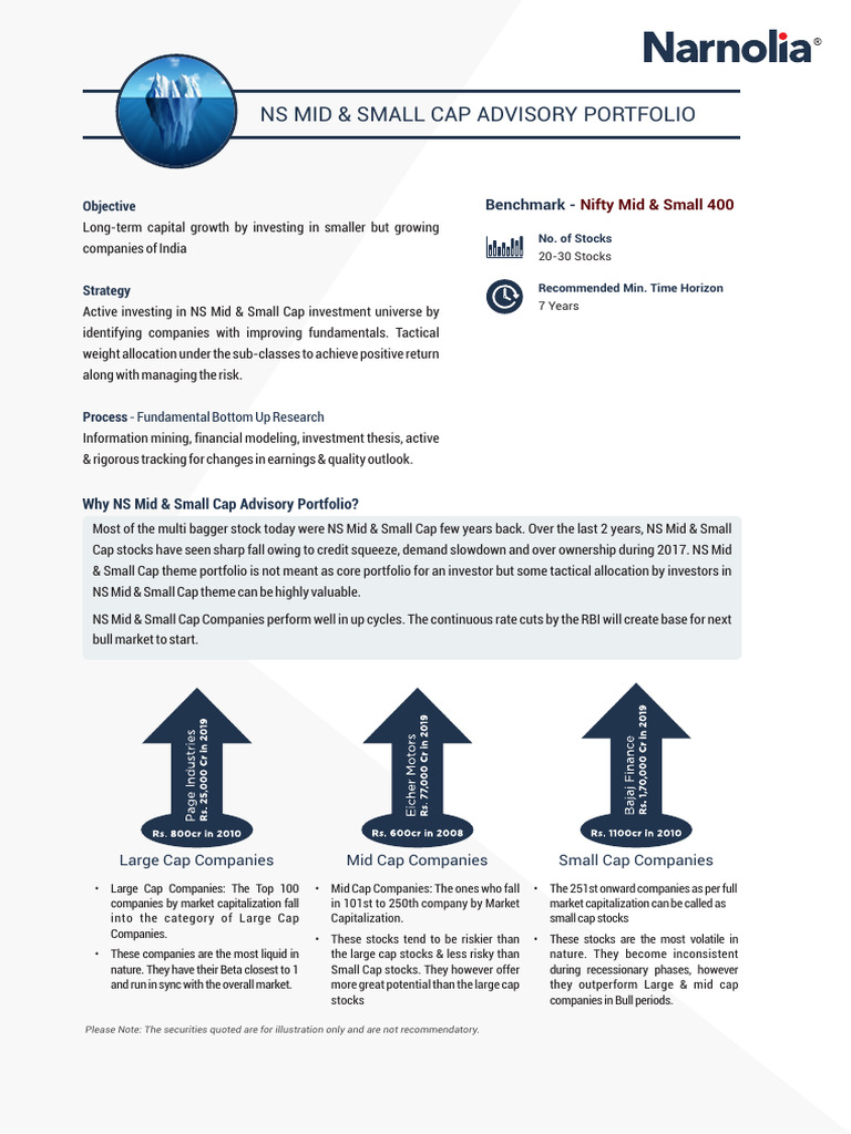 NS Mid & Small Cap Factsheet - April 2024 | PDF