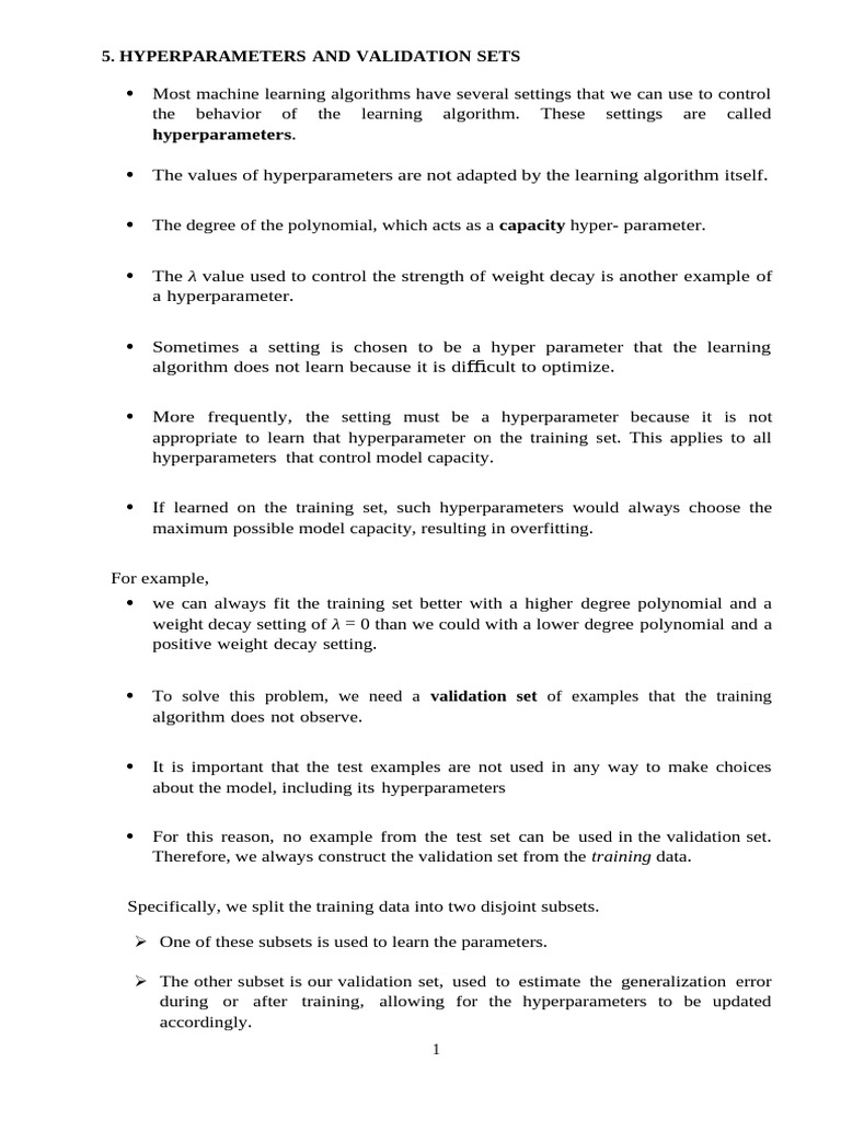 5.hyperparameters and Validation Sets (C) | PDF | Applied Mathematics ...