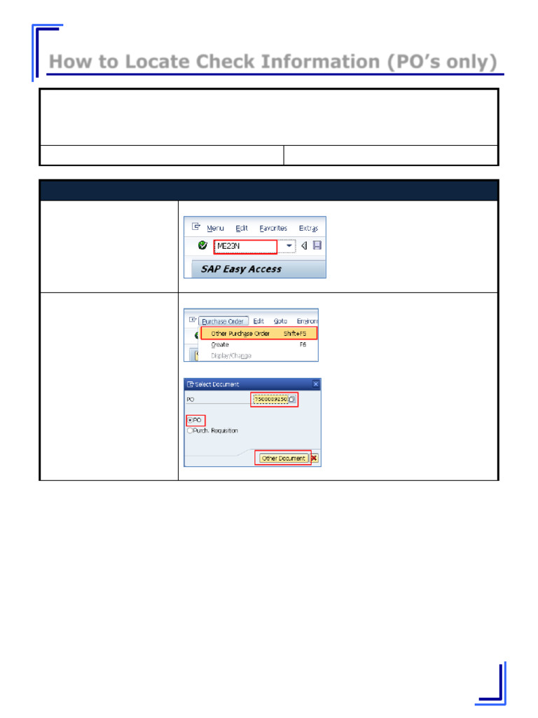 QRC How To Find Check Info | PDF