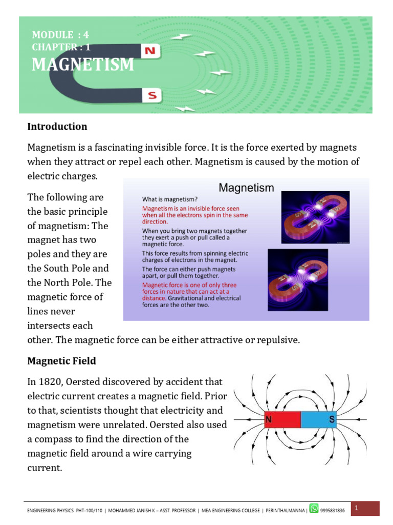 MAGNETISM - Copy1 | PDF