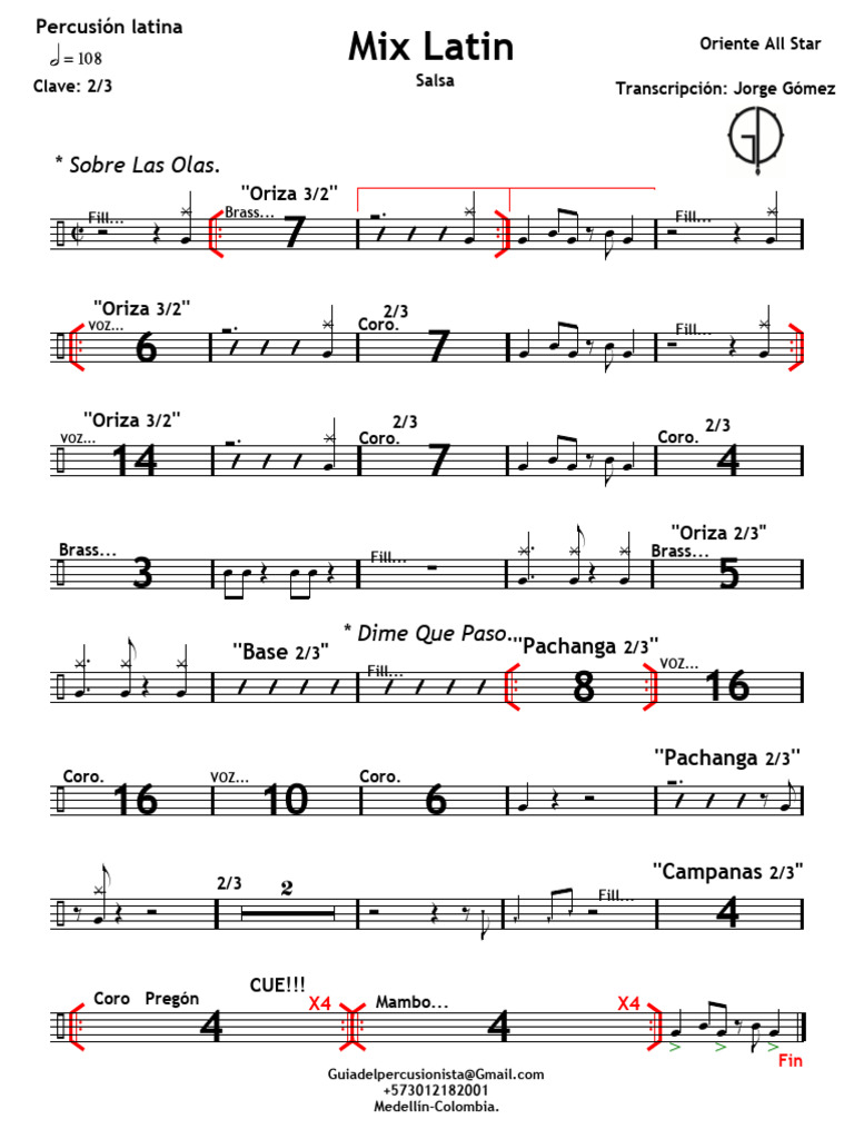 MIX LATIN - Mus | PDF