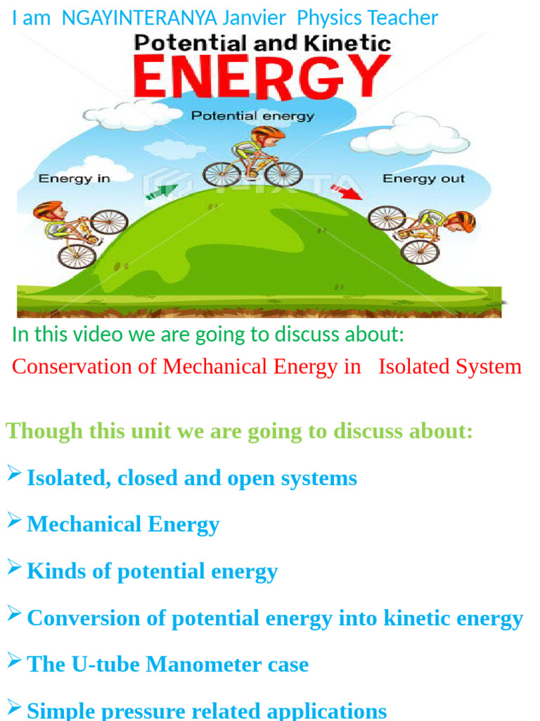 Conservation of Mechanical Energy in Isolated System | PDF | Potential ...