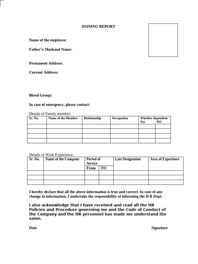 Joining Report | PDF