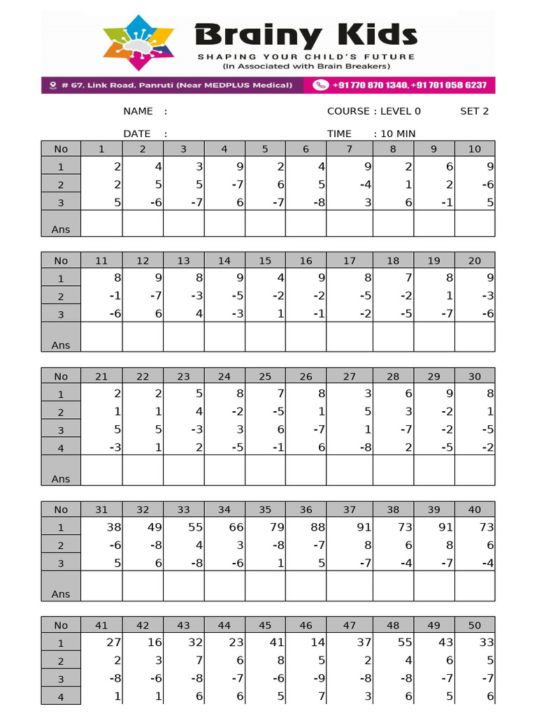 ABACUS Bud Level SET 2 | PDF