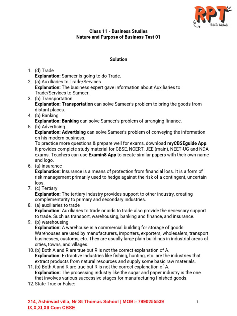 AK CH - 1 + 2 Test | PDF