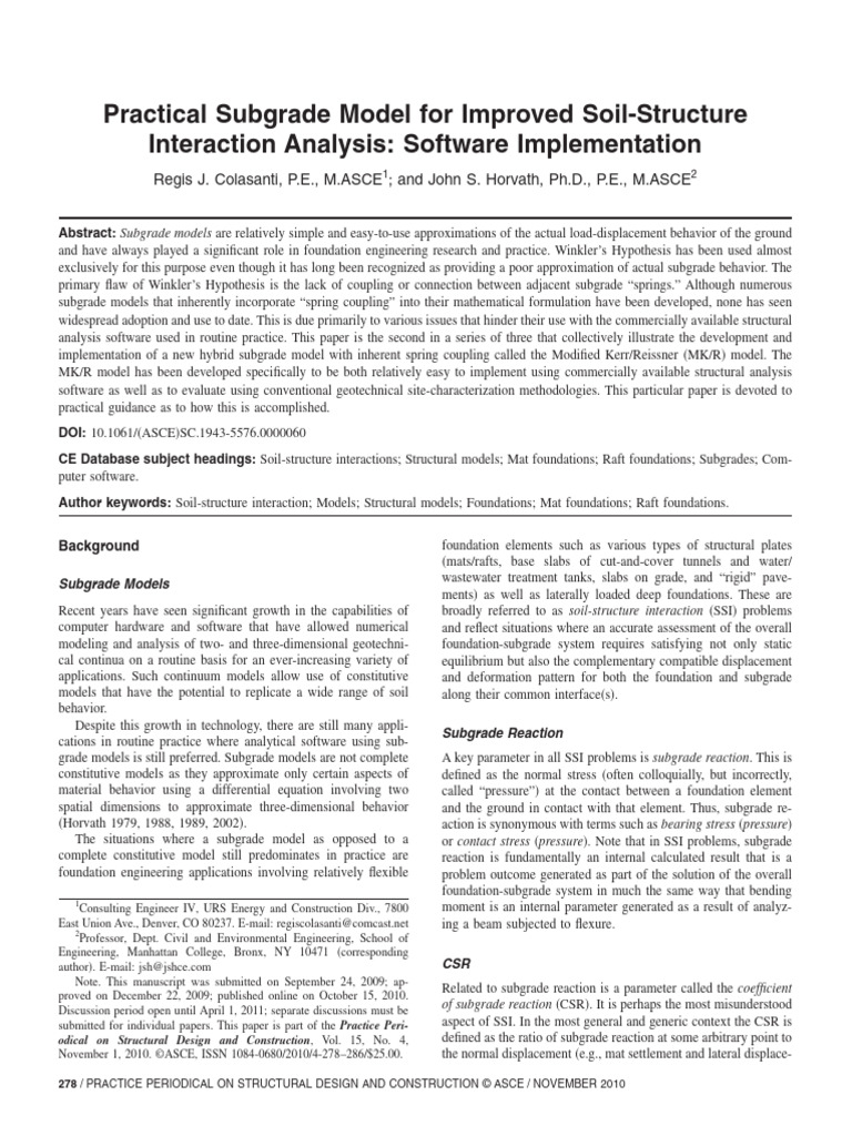 (PAPER) Colasanti R J Horvath J S (2010) Practical Subgrade Model For ...