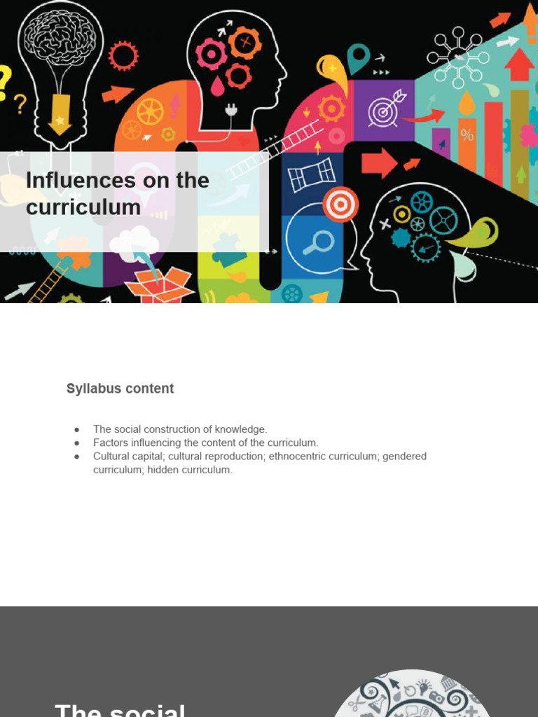Influences On The Curriculum | PDF