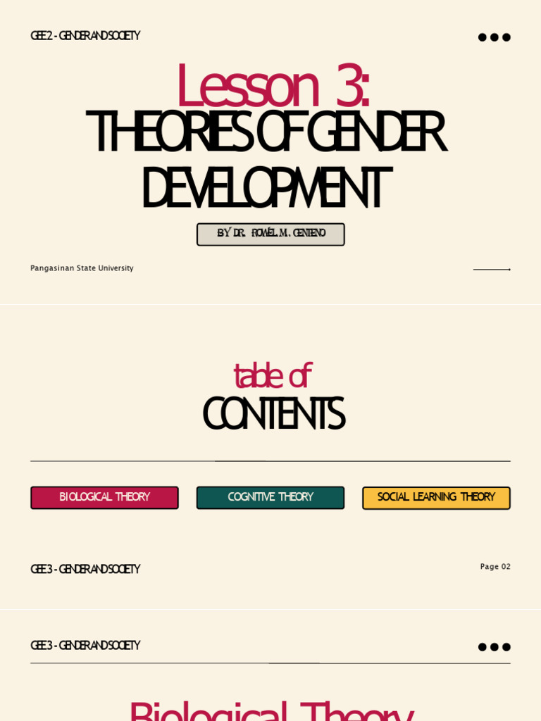 LESSON-3-THEORIES-OF-GENDER-DEVELOPMENT | PDF LESSON-3-THEORIES-OF-GENDER-DEVELOPMENT | PDF