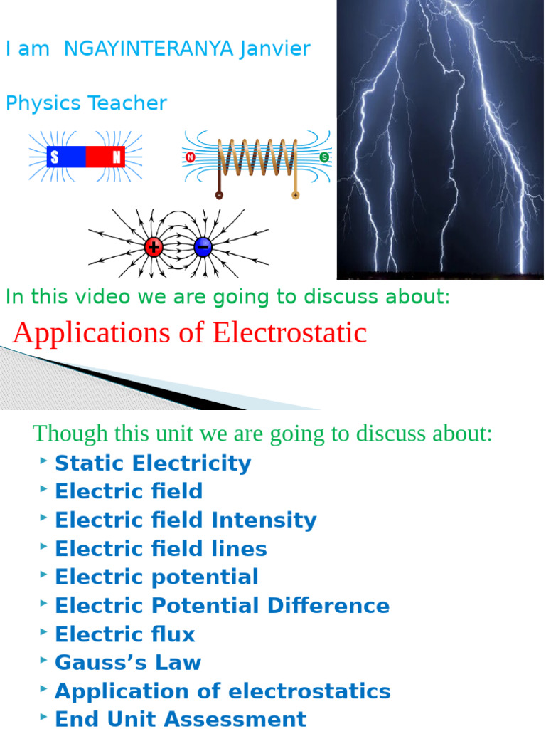 ELECTROSTATICS | PDF