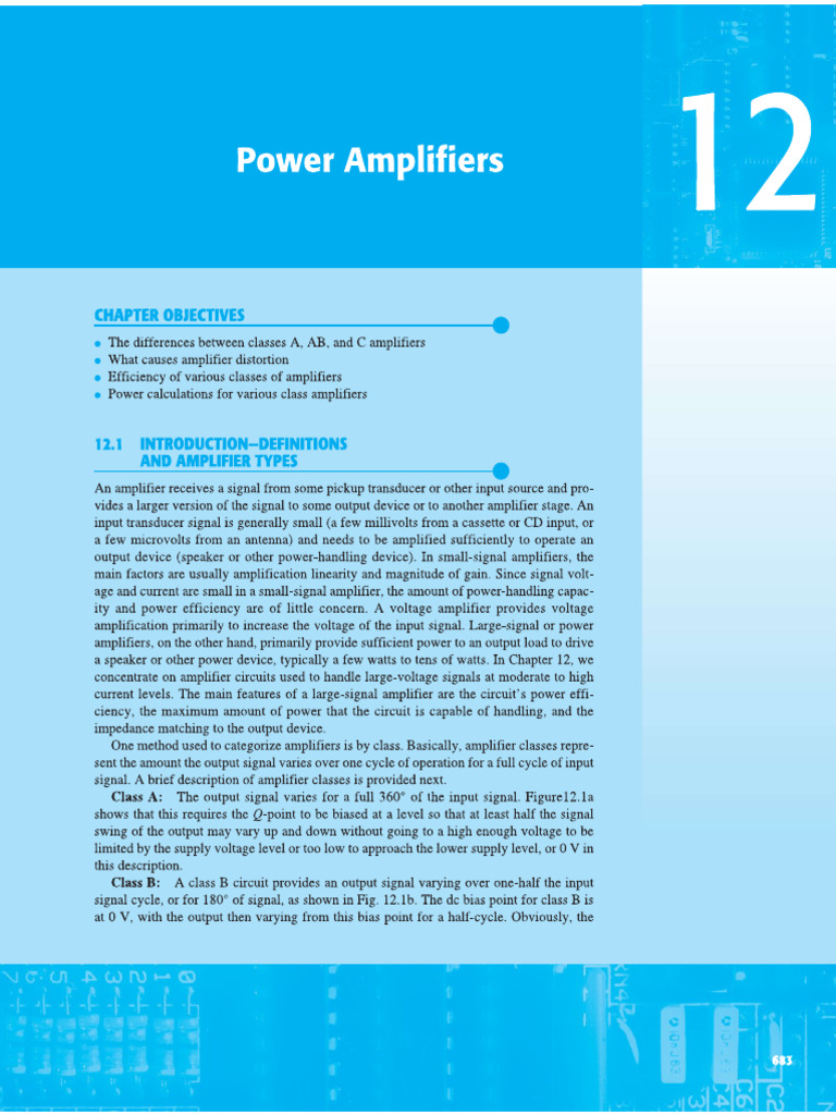 Power Amplifiers | PDF