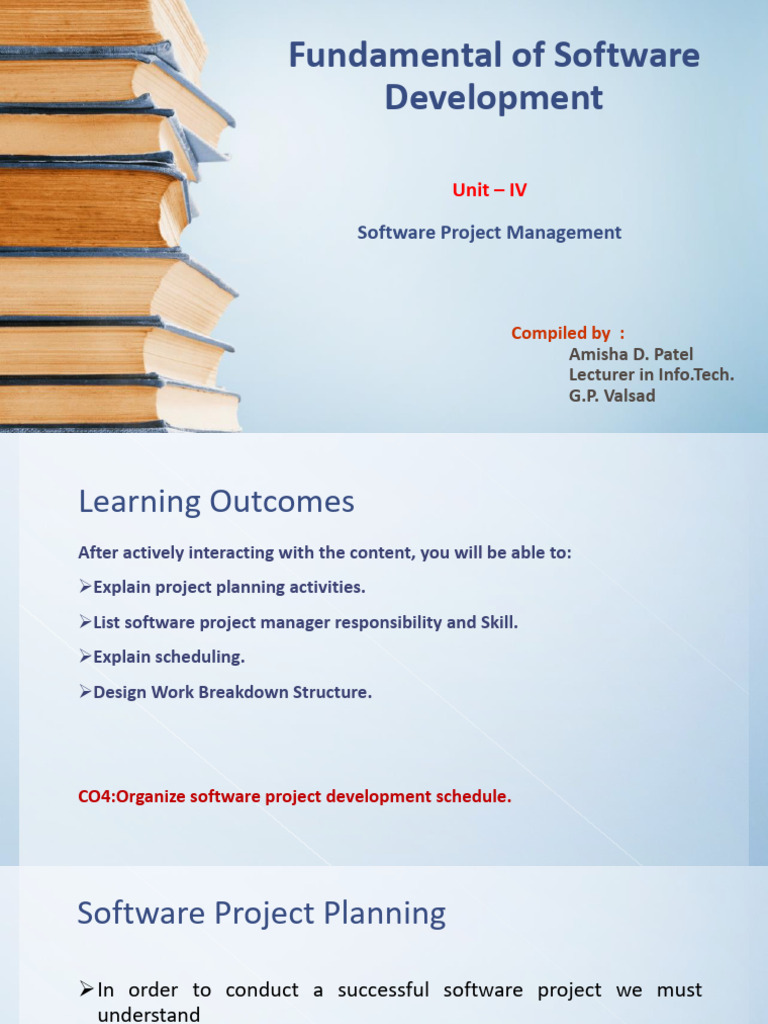 CH 4 Project Management | PDF