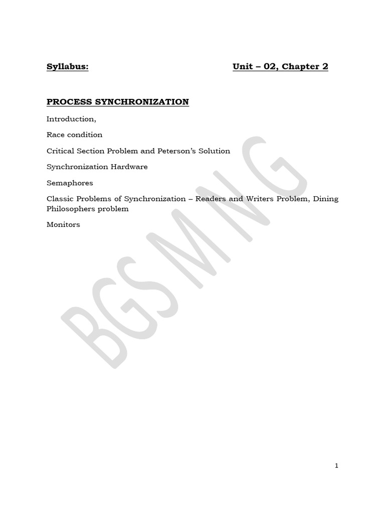 OS Concepts Unit 2 Chapter 2 | PDF