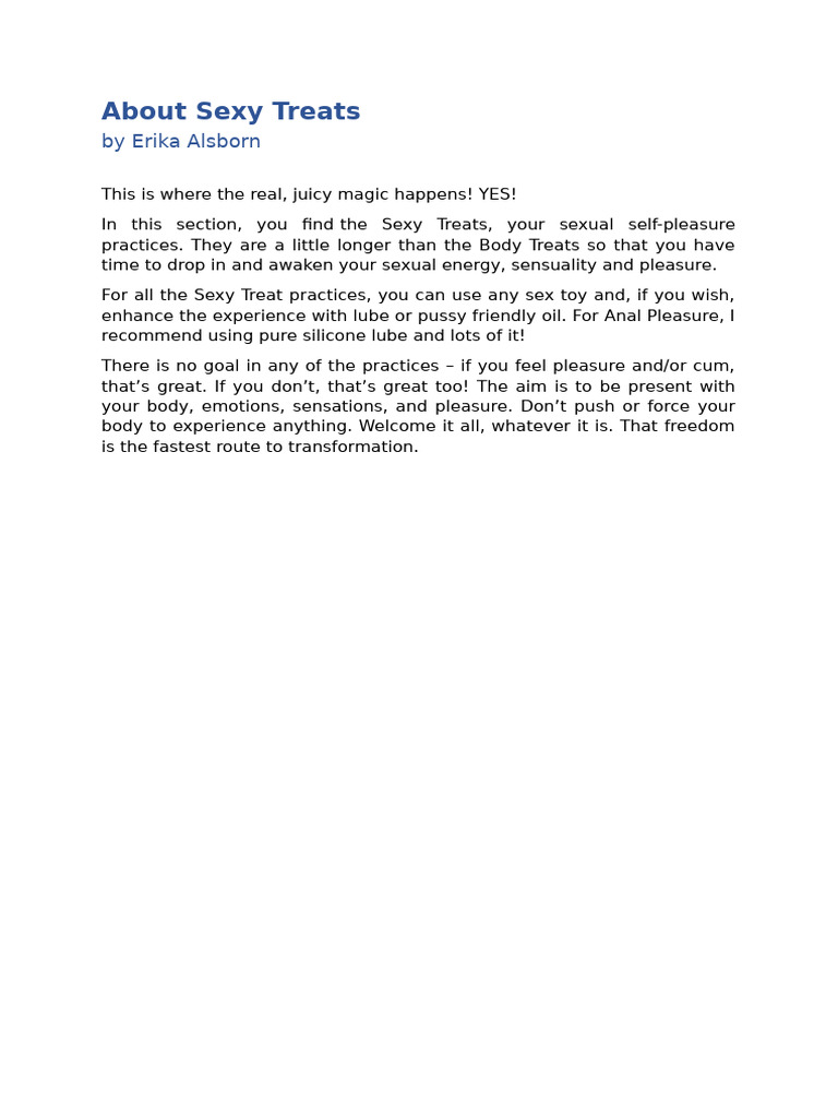 1. Sexy Treats | PDF