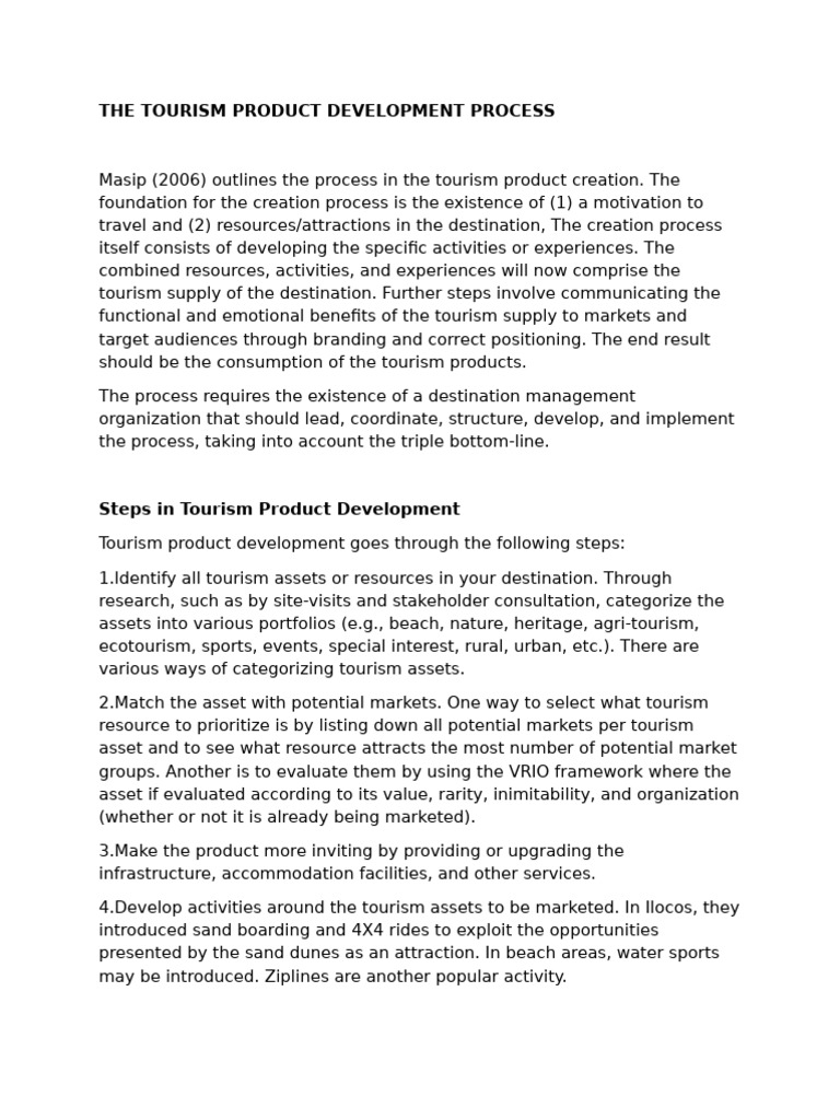 Reporting Tourism | PDF